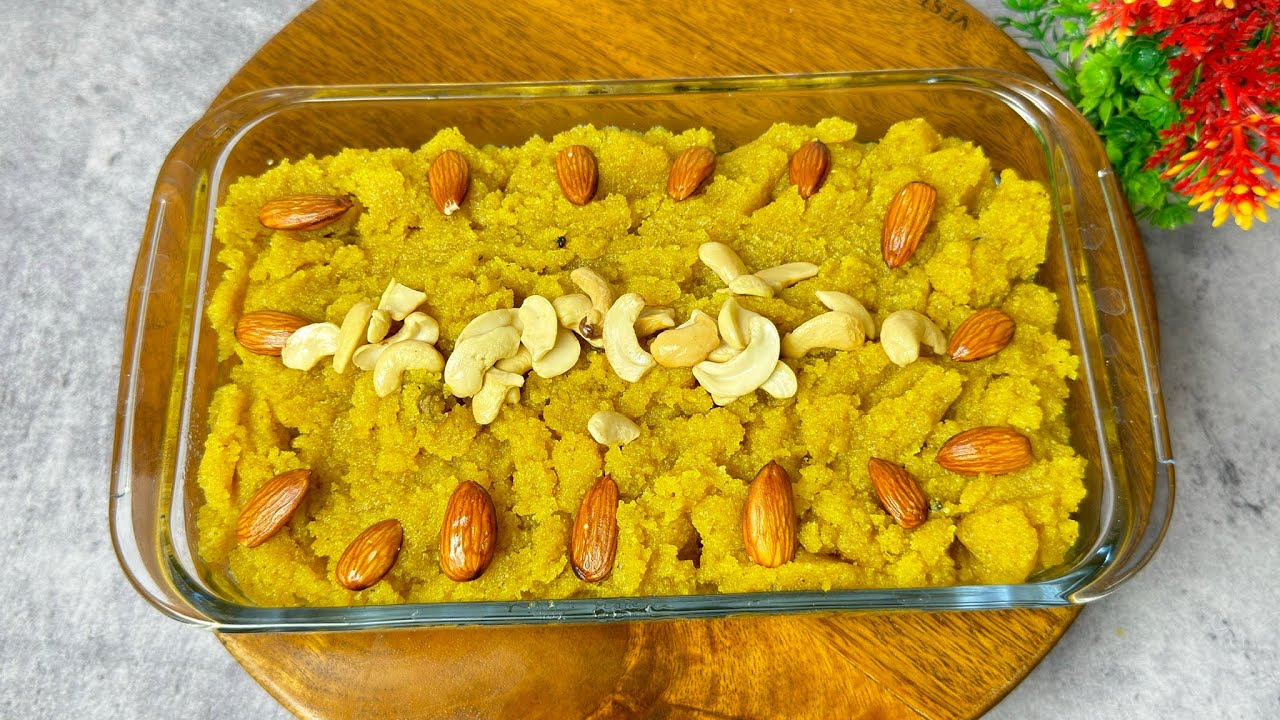 Jafrani Suji Ka Halwa / Kesari Halwa / Suji Ka Halwa / Halwa Recipe ...