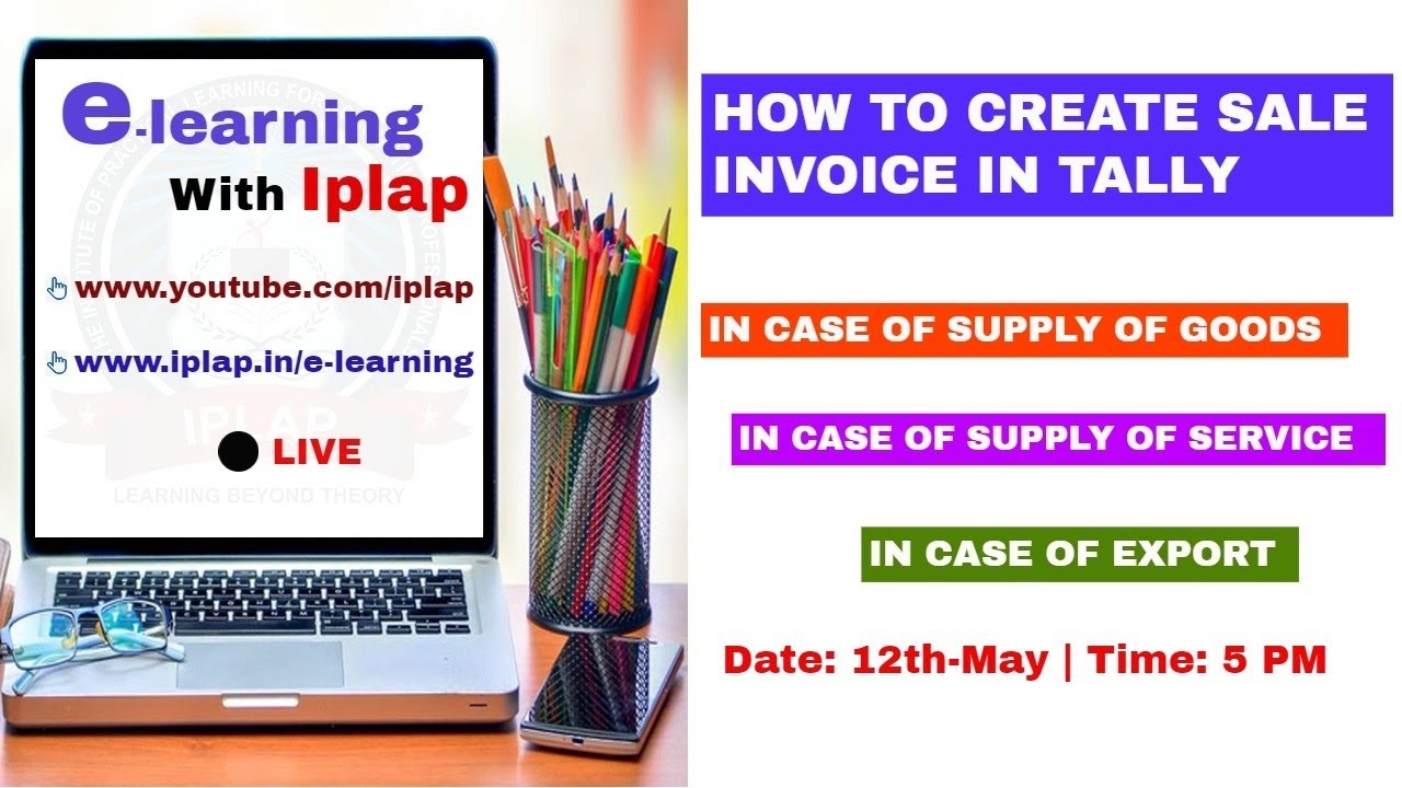 HOW TO CREATE SALE INVOICE IN TALLY - YouTube