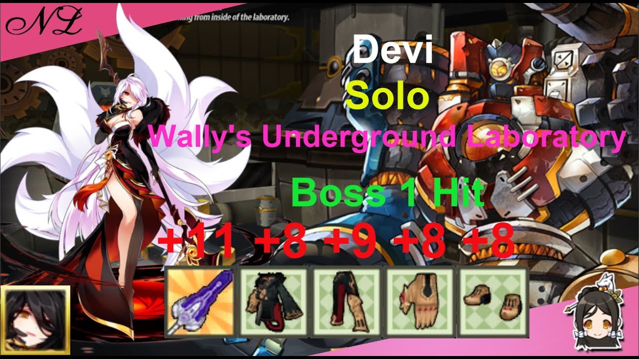 Elsword - Ara (3rd): Devi (梵皇) - (2-X): Wally's Underground Laboratory ...