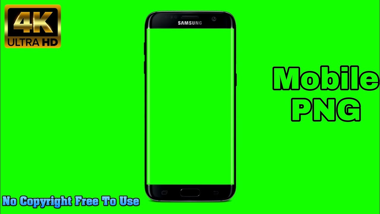 Mobile Frame PNG Green Screen | 4K Ultra HD | No Copyright | Free To ...