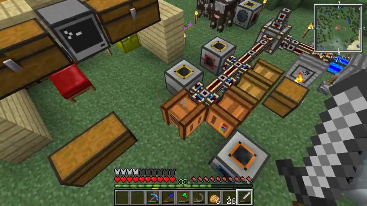 Minecraft - Jalf Plays FTB - Episode 14: Making Biomass - YouTube