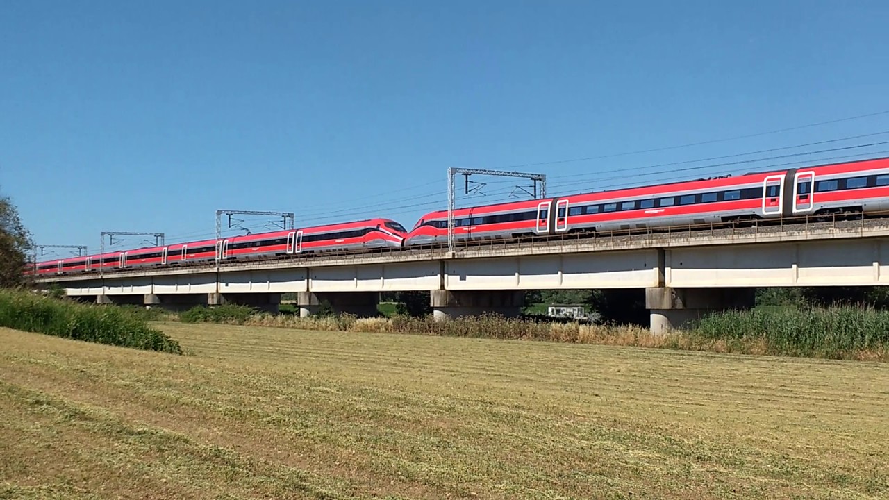 La prima della doppia. Etr400 in doppia composizione - YouTube