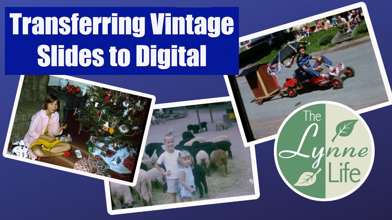 How to transfer vintage slides to digital - YouTube