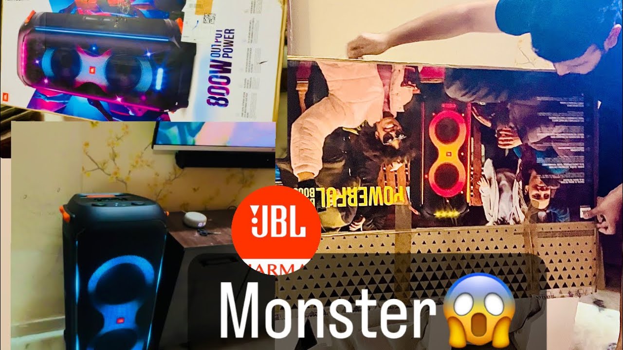 Unboxing JBL PARTYBOX 710 | Monster 👿 sound | Light show 🤩 - YouTube