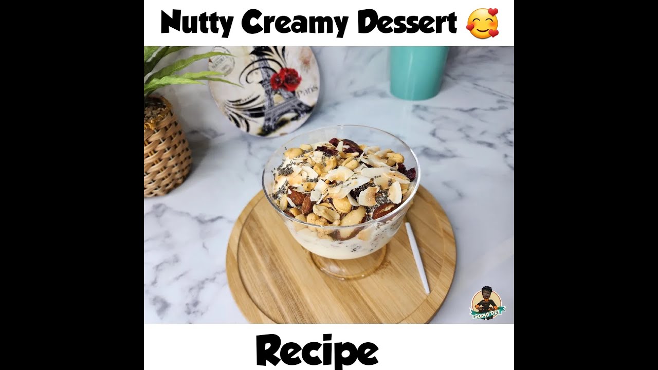 Nutty Creamy Dessert Recipe - YouTube