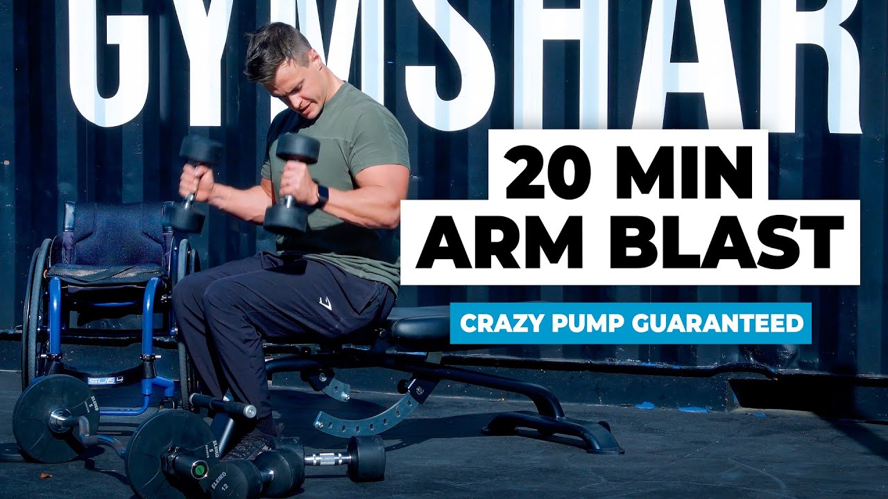 20 Minute Arm Workout For Bigger Biceps & Triceps (ADAPTED) | Gymshark ...