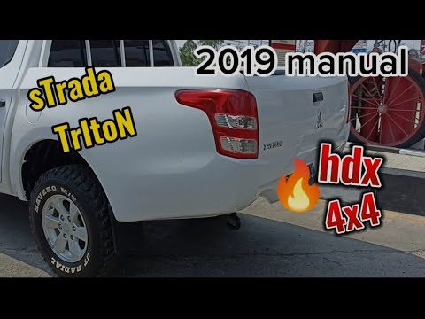 MITSUBISHI STRADA TRITON 2.5 HDX DC MT 4x4 MANUAL 2019 PETHCAH!!!!!!...... - YouTube