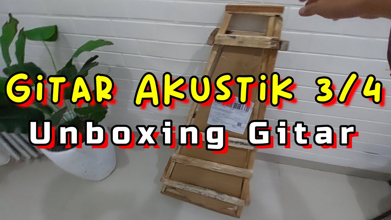 Unboxing Gitar | Gitar Akustik 3/4 | Gitar JGS | Gitar 500 ribuan ...