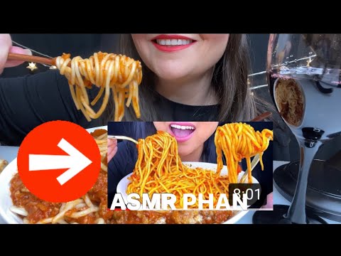 ASMR PHAN’S SPAGHETTI RECIPE @ASMRPhan (NO TALKING) MUKBANG / ASMR WITH VIC - YouTube