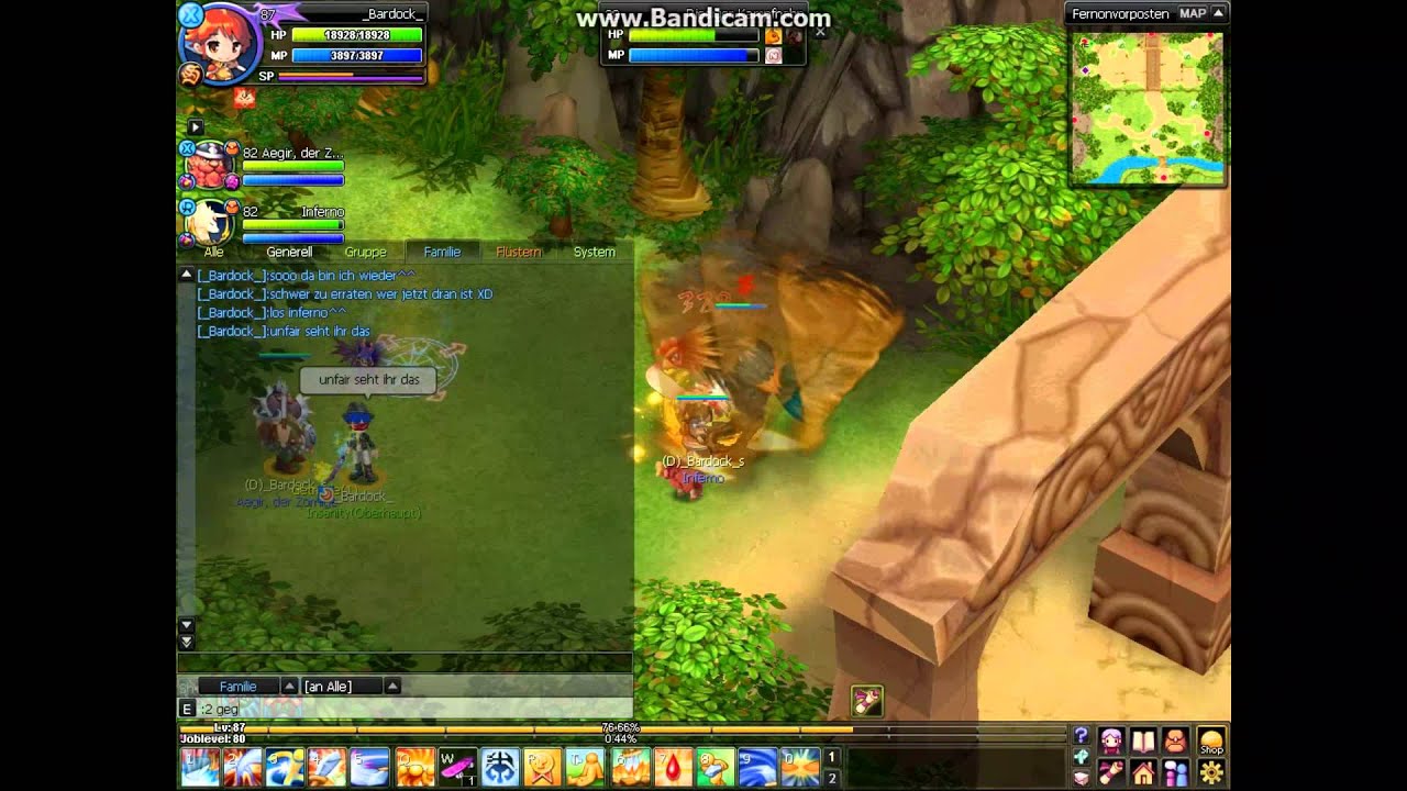 BardocksWelt Nostale Inferno gegen #2 Riesiger Kampfhahn - YouTube