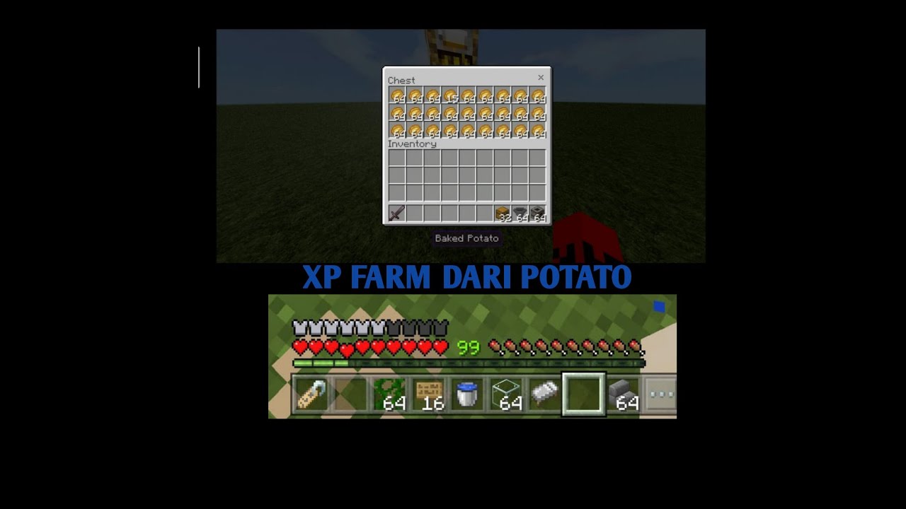 Xp farm dari potato || - YouTube