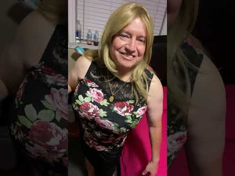 crossdresser black flowers lace design tank top black lace trimming half slip side cut video