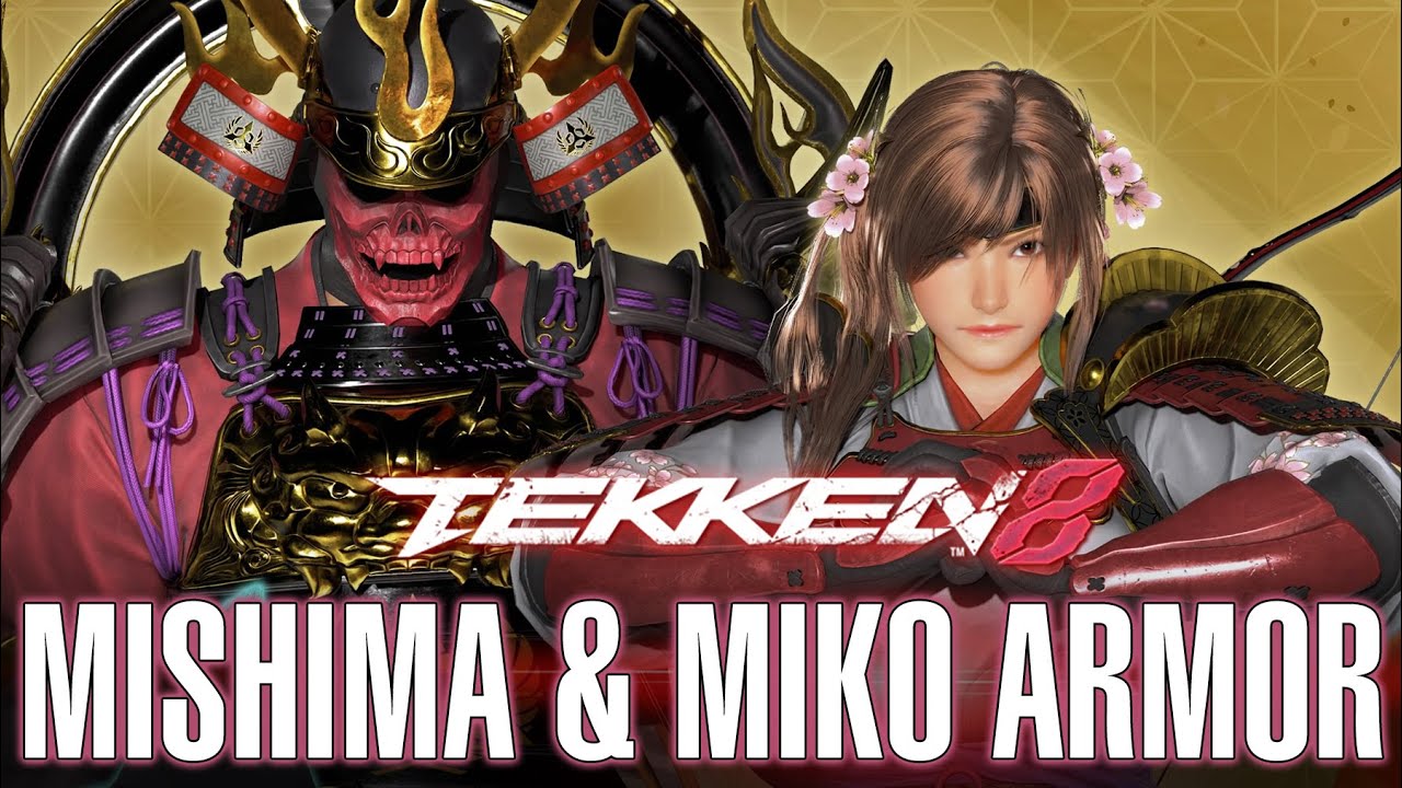 Mishima Family Armor Pack and Miko Battle Armor Pack - TEKKEN 8 - YouTube