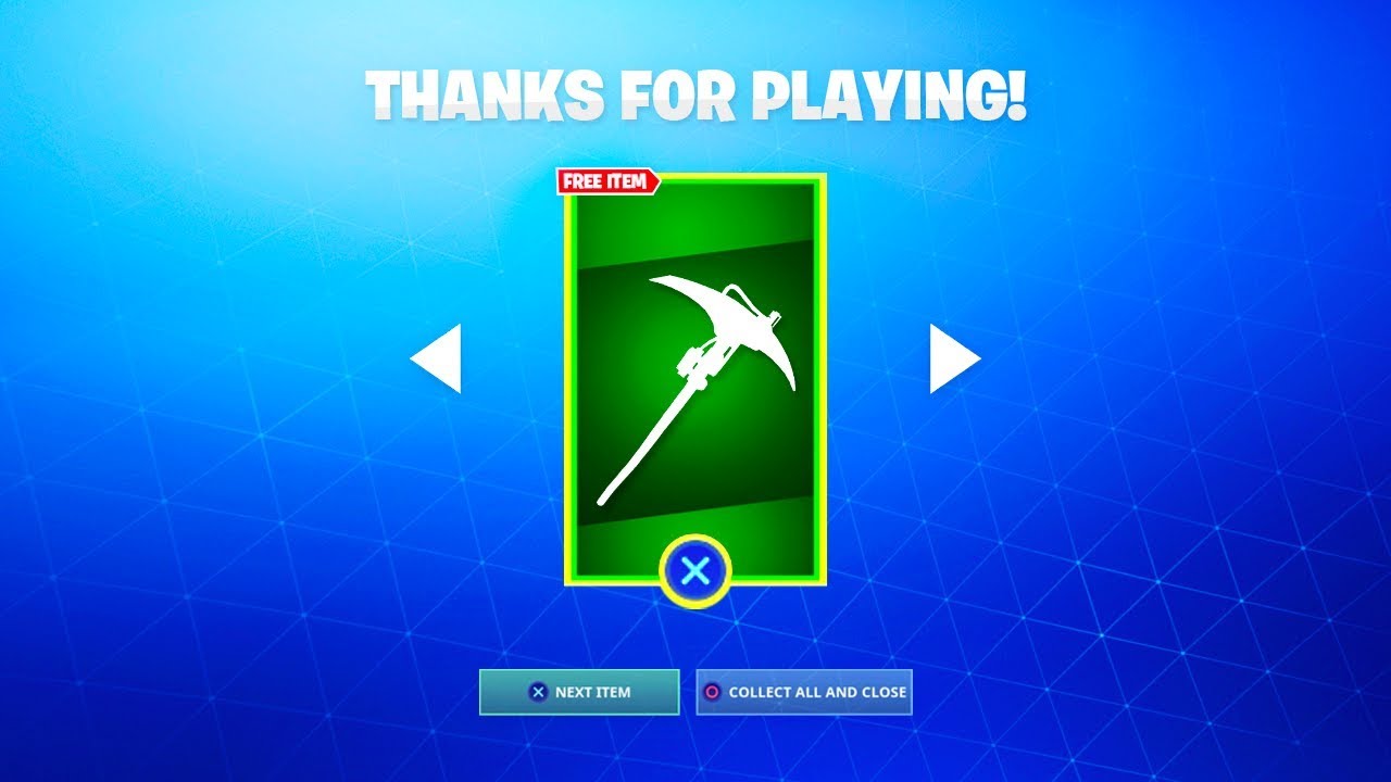The NEW FREE PICKAXE in Fortnite! (FREE GIFT) - YouTube