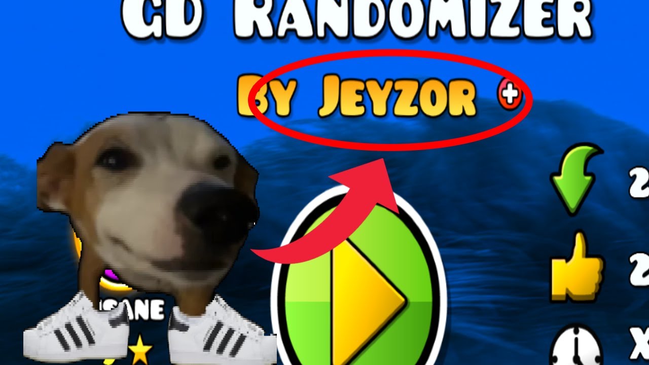 playing the geometry dash randomizer 🤑 - YouTube