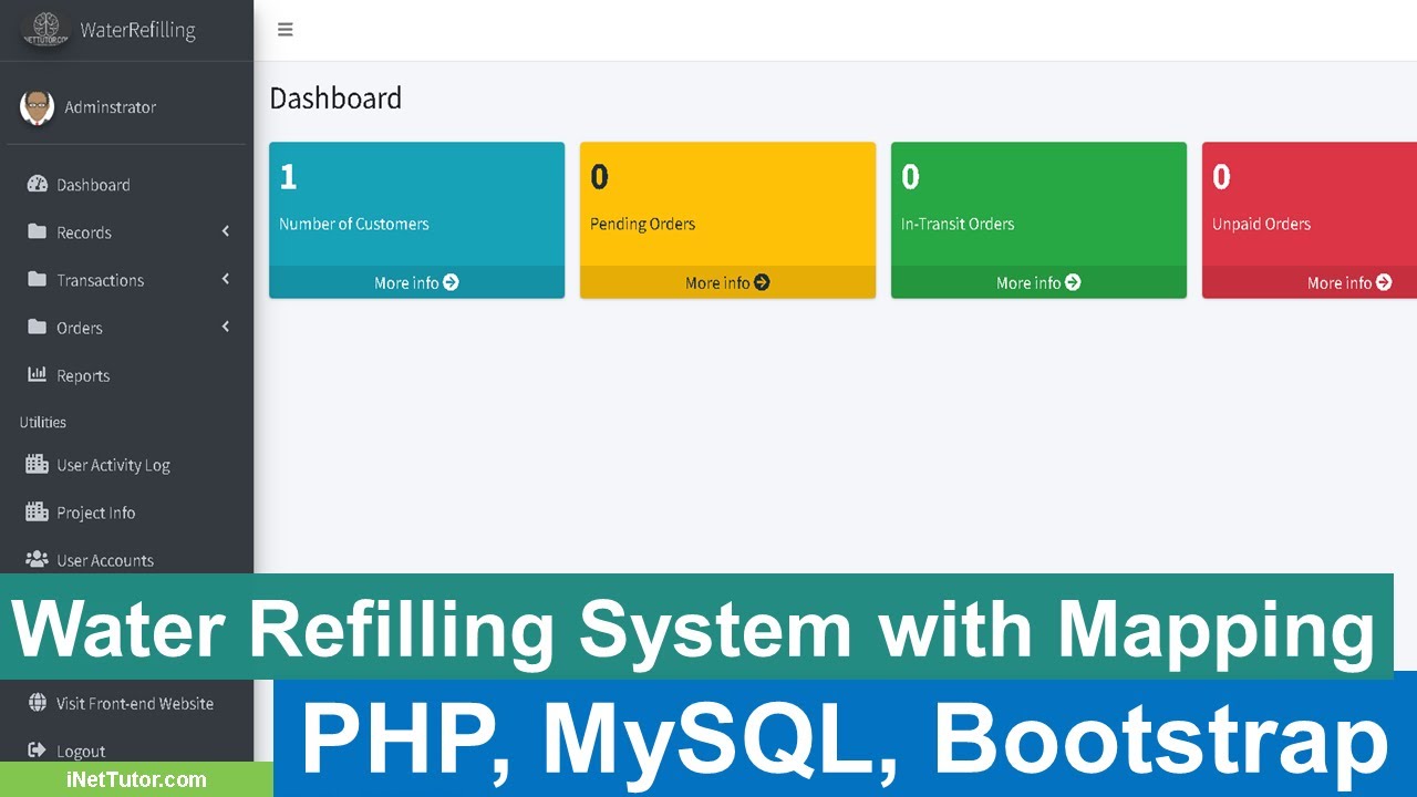 Water Refilling System with Online Ordering and Mapping - YouTube
