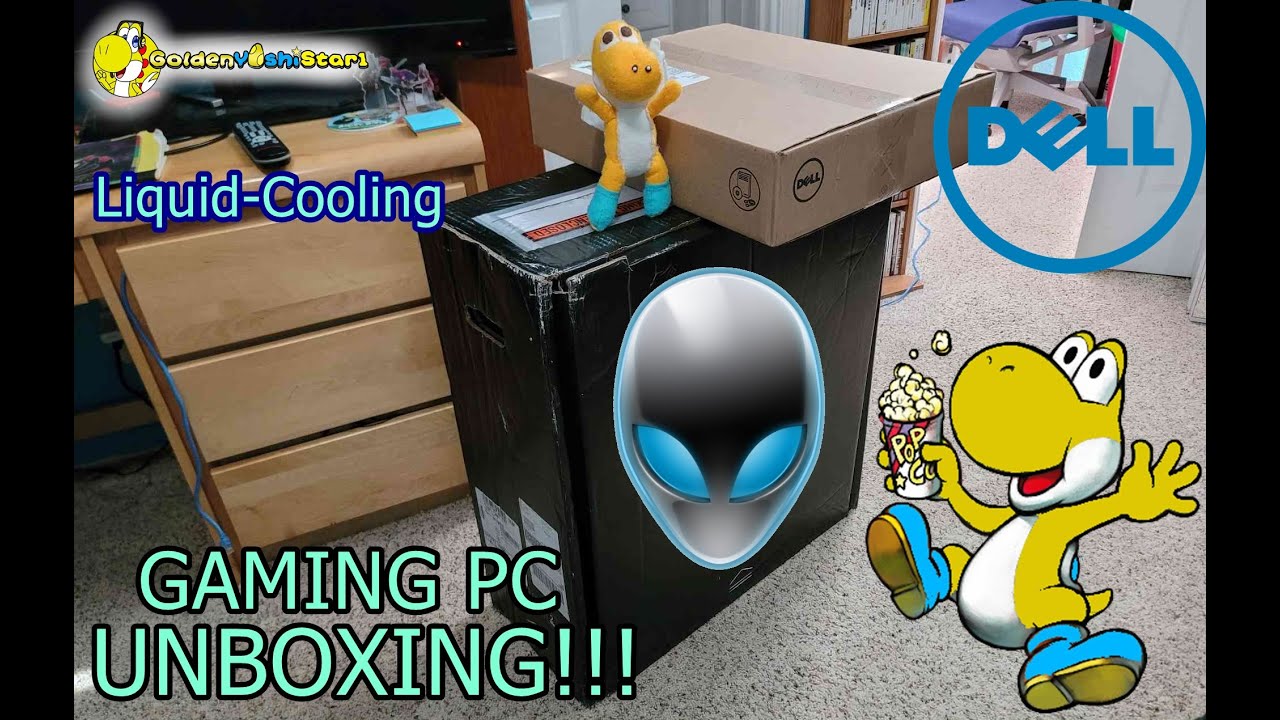 UNBOXING Dell i9 Alienware Aurora R15 Liquid Cooling Gaming PC - YouTube