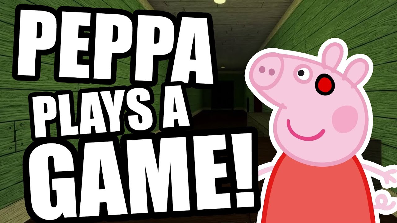 Peppa Plays a Game! - YouTube