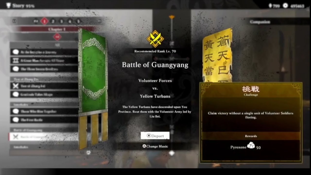 Dynasty Warriors Origins : Battle Of Guangyang (Ultimate Warrior ...