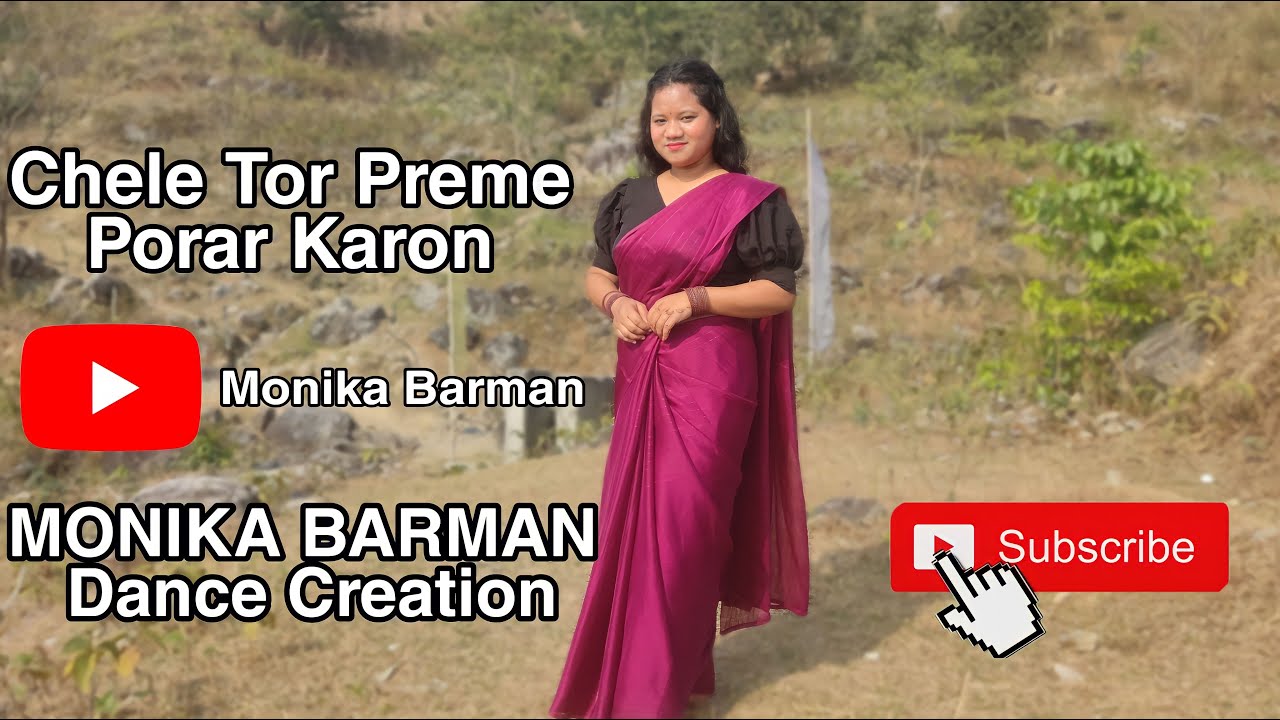 ভাল্লাগে । Vallage Dance। Chele Tor Preme Porar Karon | MONIKA BARMAN ...