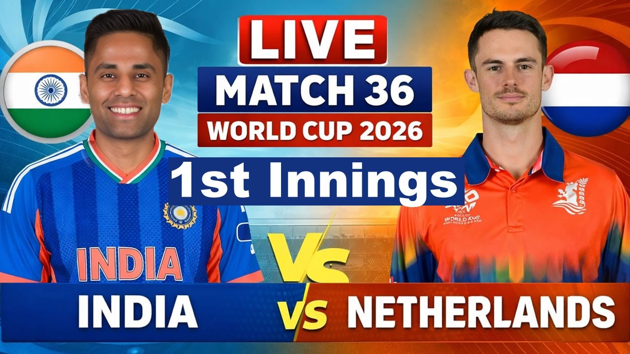 LIVE: IND Vs NED T20 WC Match | Live Cricket Match Today| IND vs NED ...