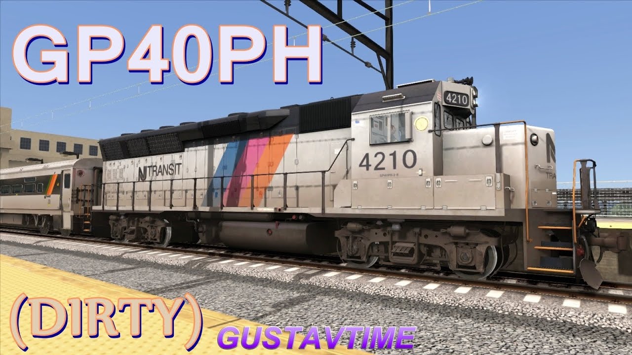 GP40PH NJT - YouTube