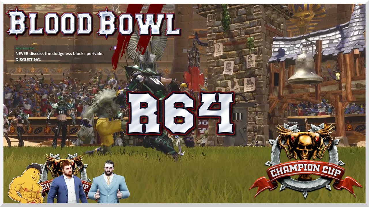 Blood Bowl 2 - CCL S49 Ro64 - Yaquestay (Undead) vs. Rakso (Dark Elves ...