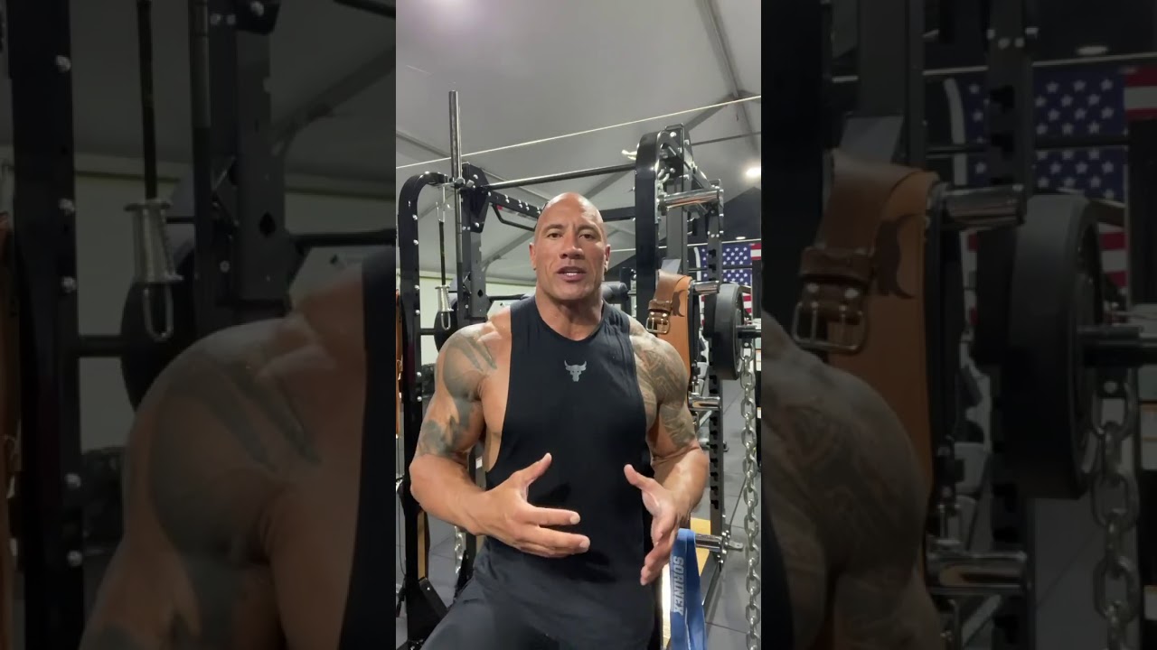 Dwayne Johnson workout - YouTube