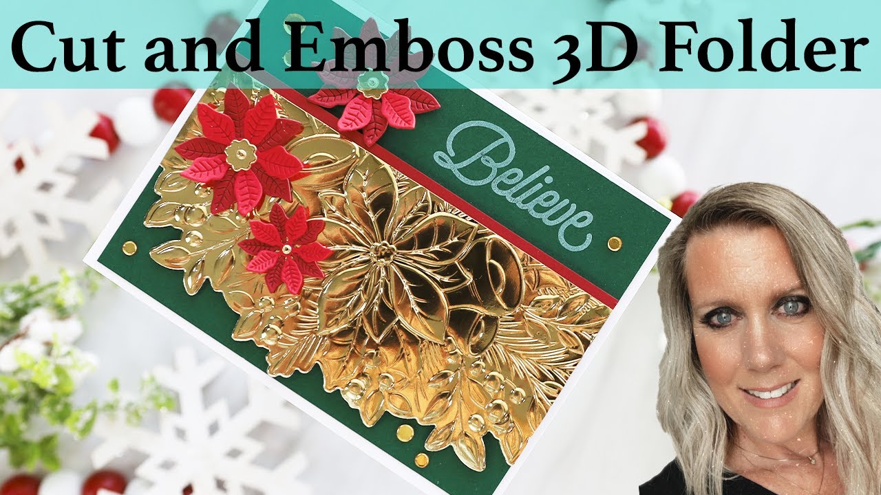 Cut and Emboss 3D Folder | Spellbinders - YouTube