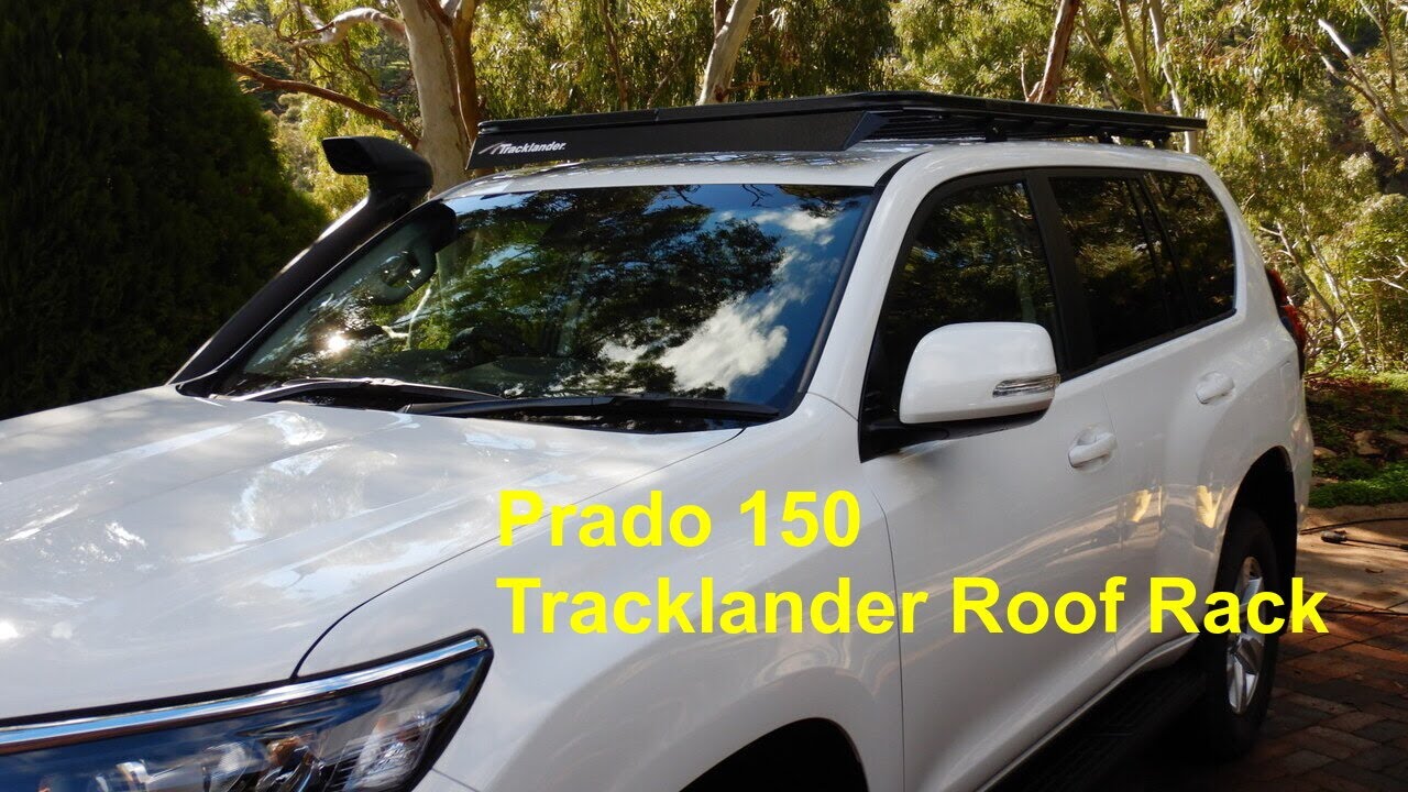 Toyota Prado 150 2021 Roof Rack Fitting - Tracklander Part 2 - YouTube