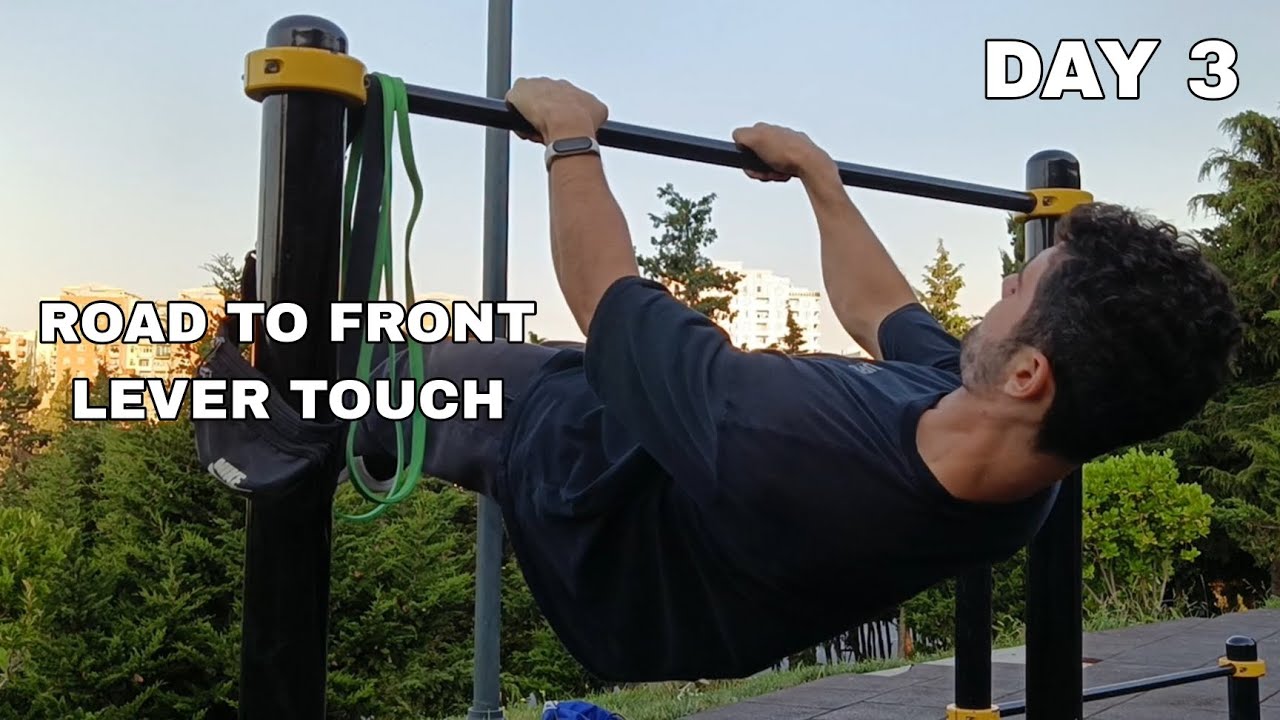 Progressing to 7 Sets of Front Lever Pulls - YouTube
