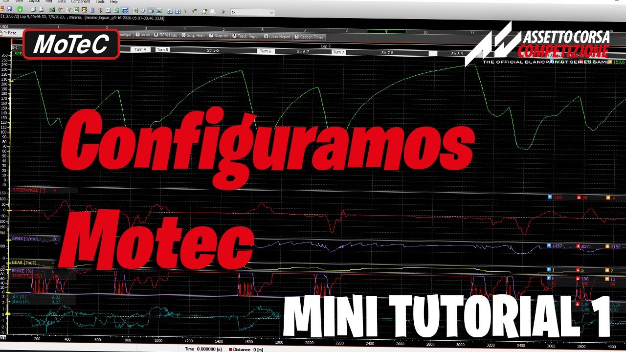 Telemetría ACC MOTEC - Mini Tutorial 1 - YouTube