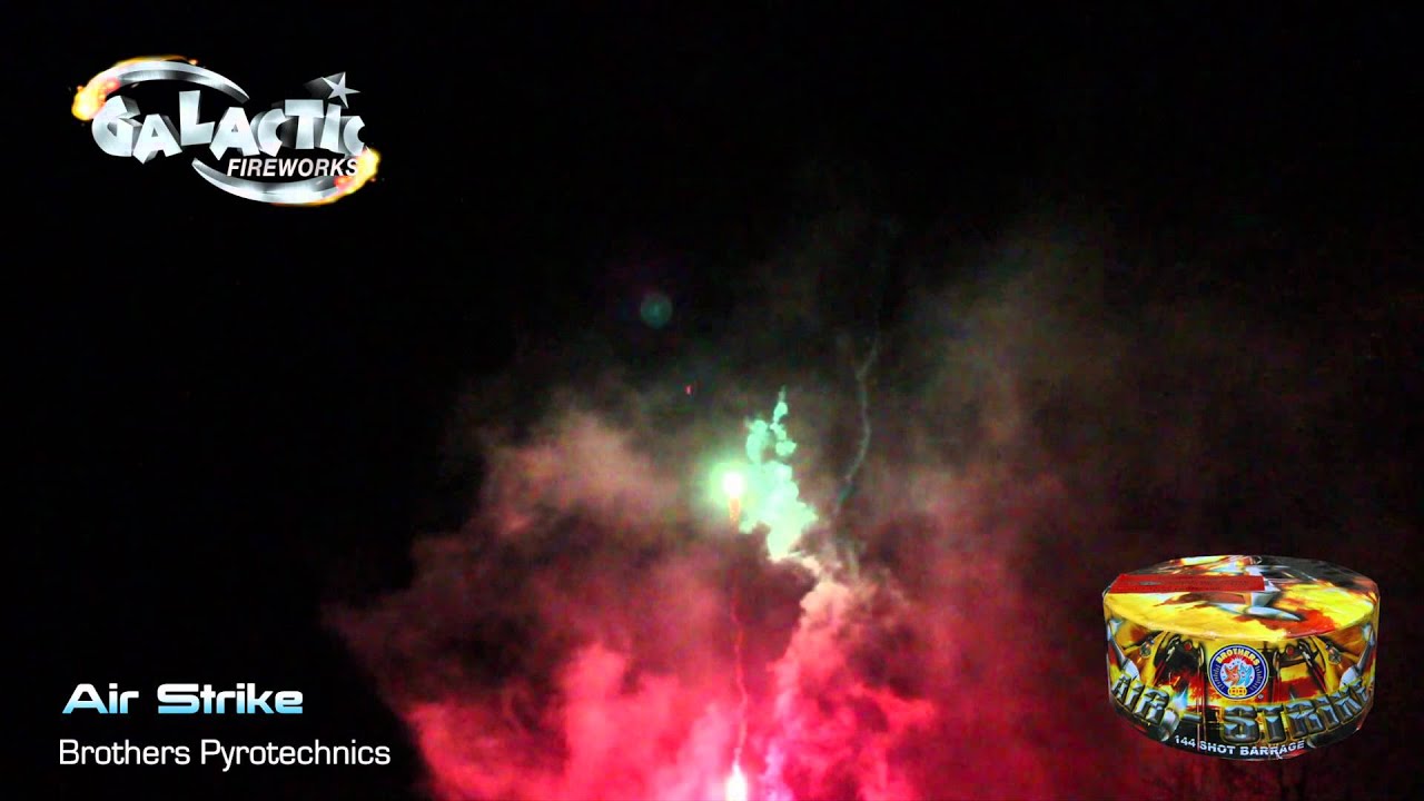 Air Strike By Brothers Pyrotechnics - From Galactic Fireworks - YouTube