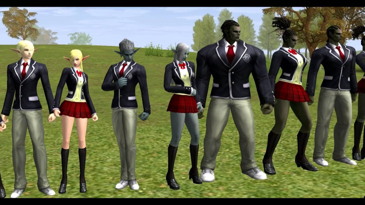 Lineage 2 School Dress V2 for Interlude - YouTube