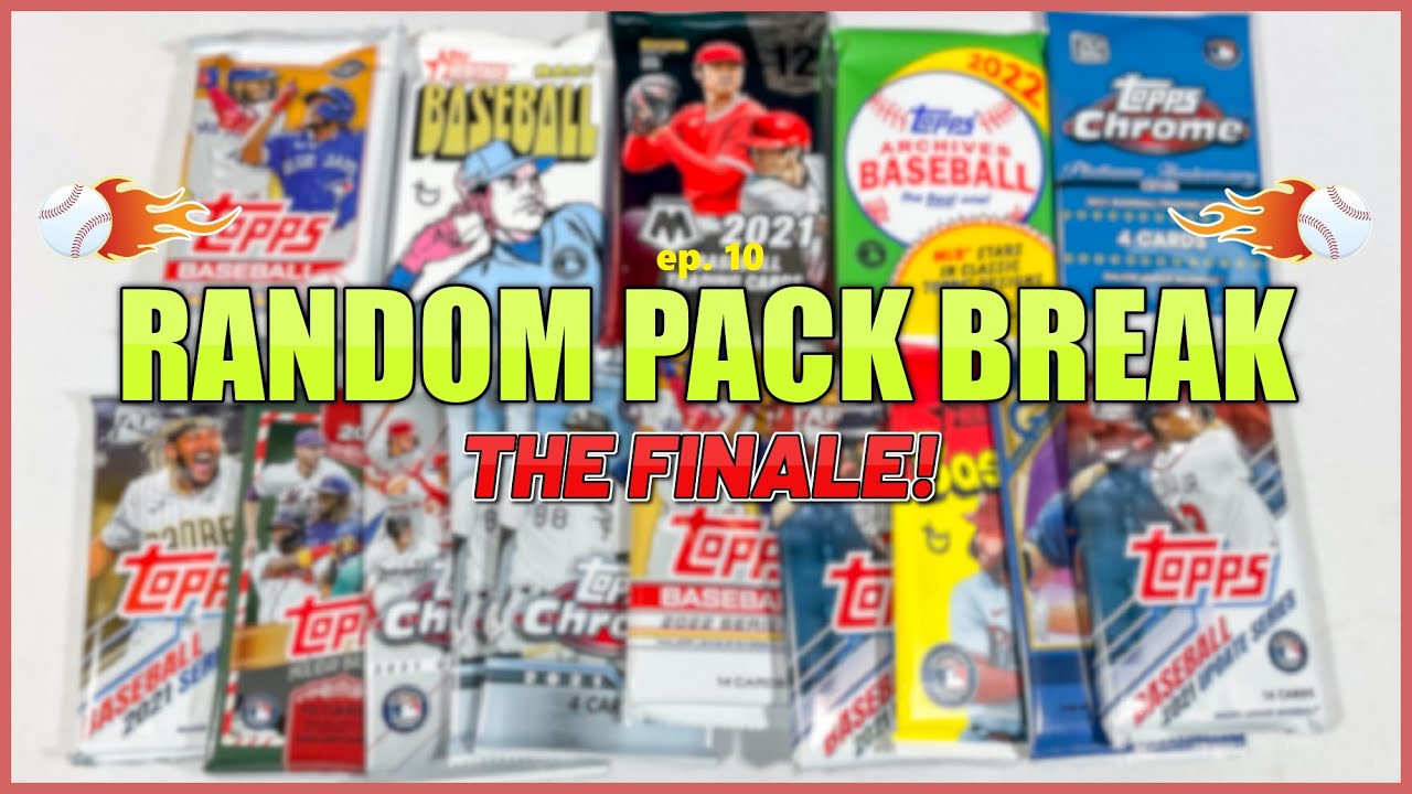 Mike Trout Finale! Random Baseball Card Pack Break ep. 10! - YouTube
