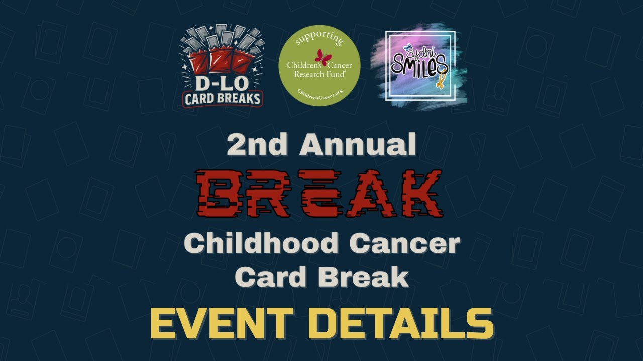 🚨 Special Announcement 🚨 Charity Card Break Event Details - YouTube