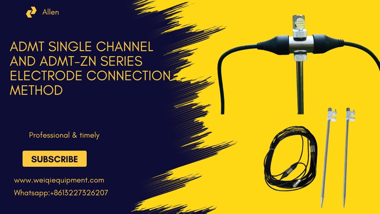 ADMT Single channel and ADMT-ZN series electrode connection method ...