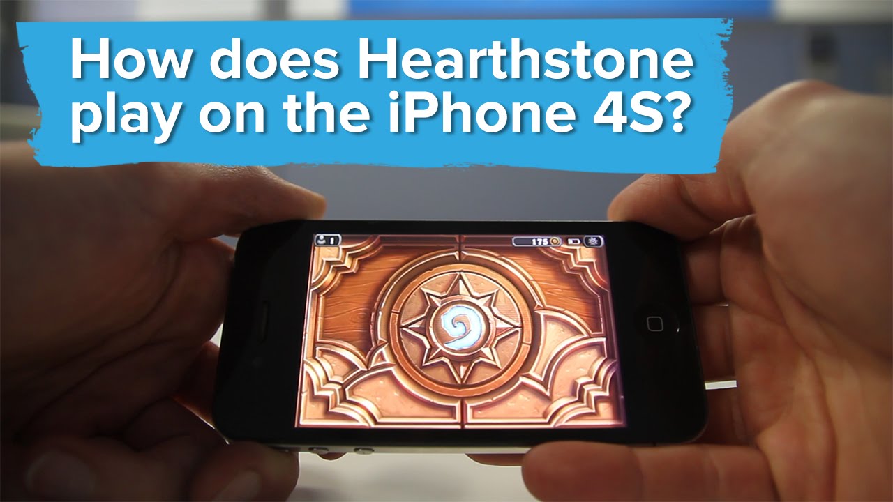 How does Hearthstone play on the iPhone 4S? - YouTube