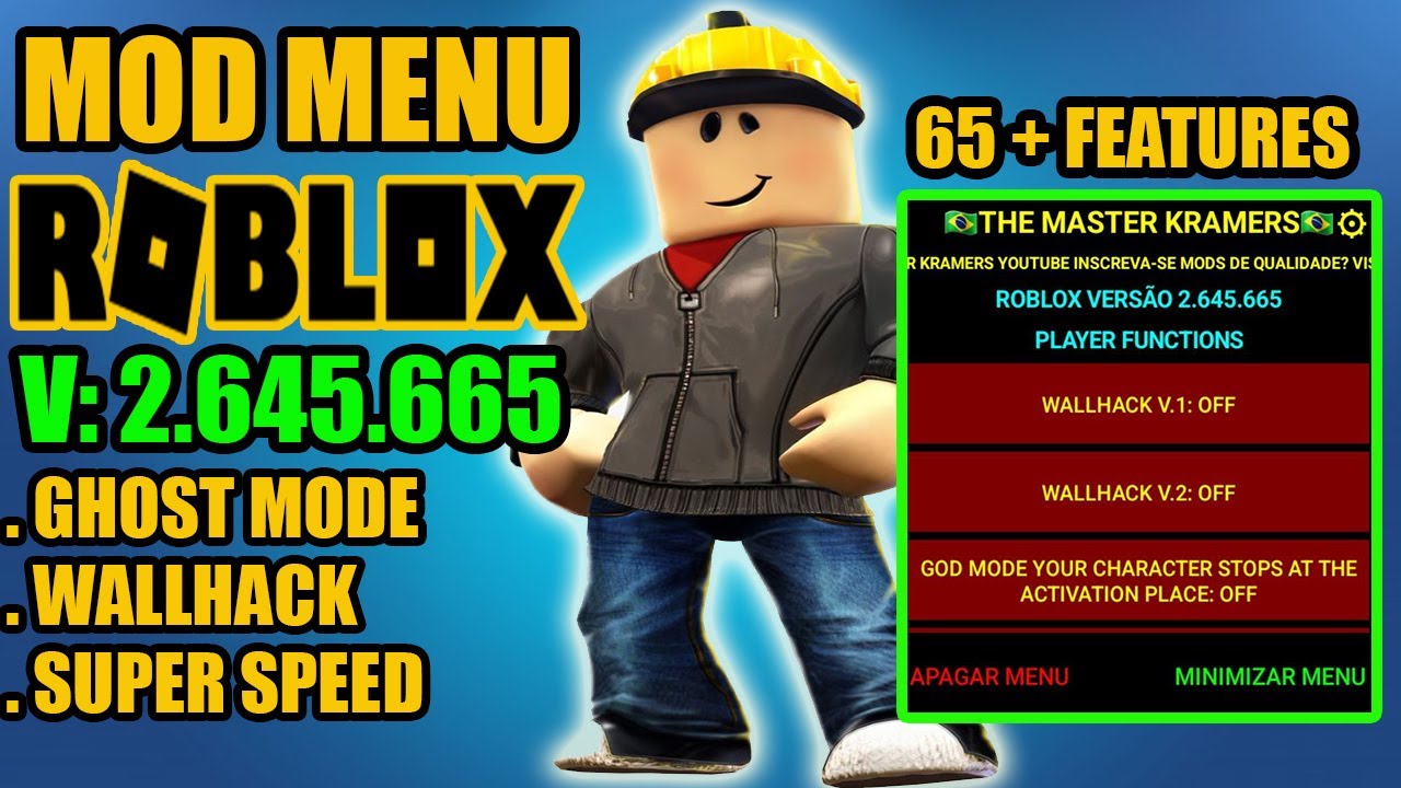 ROBLOX MOD MENU v2.645.665 NOVA VERSÃO ATUALIZADA! - YouTube