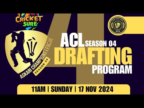 ACL Season 04 | Drafting Program | ACB | ACL Committee | Cricket Sure ...