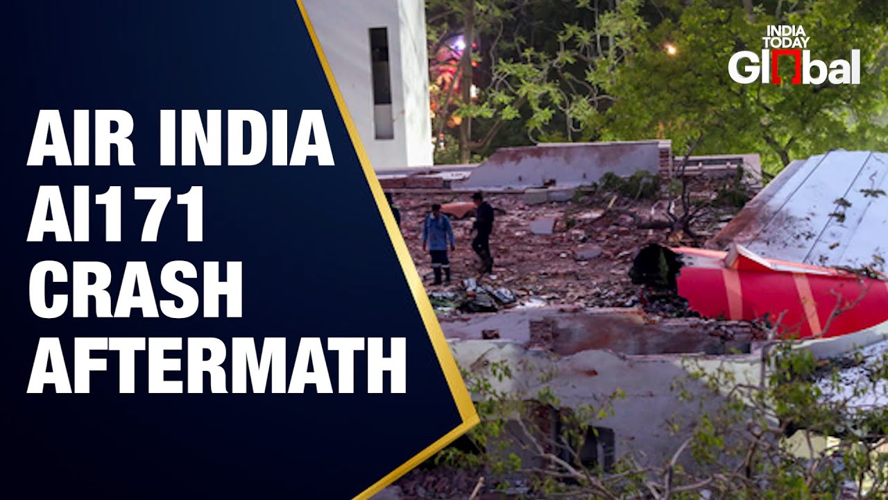 LIVE: Aftermath of Air India Flight AI171 Crash | Ahmedabad Rescue ...