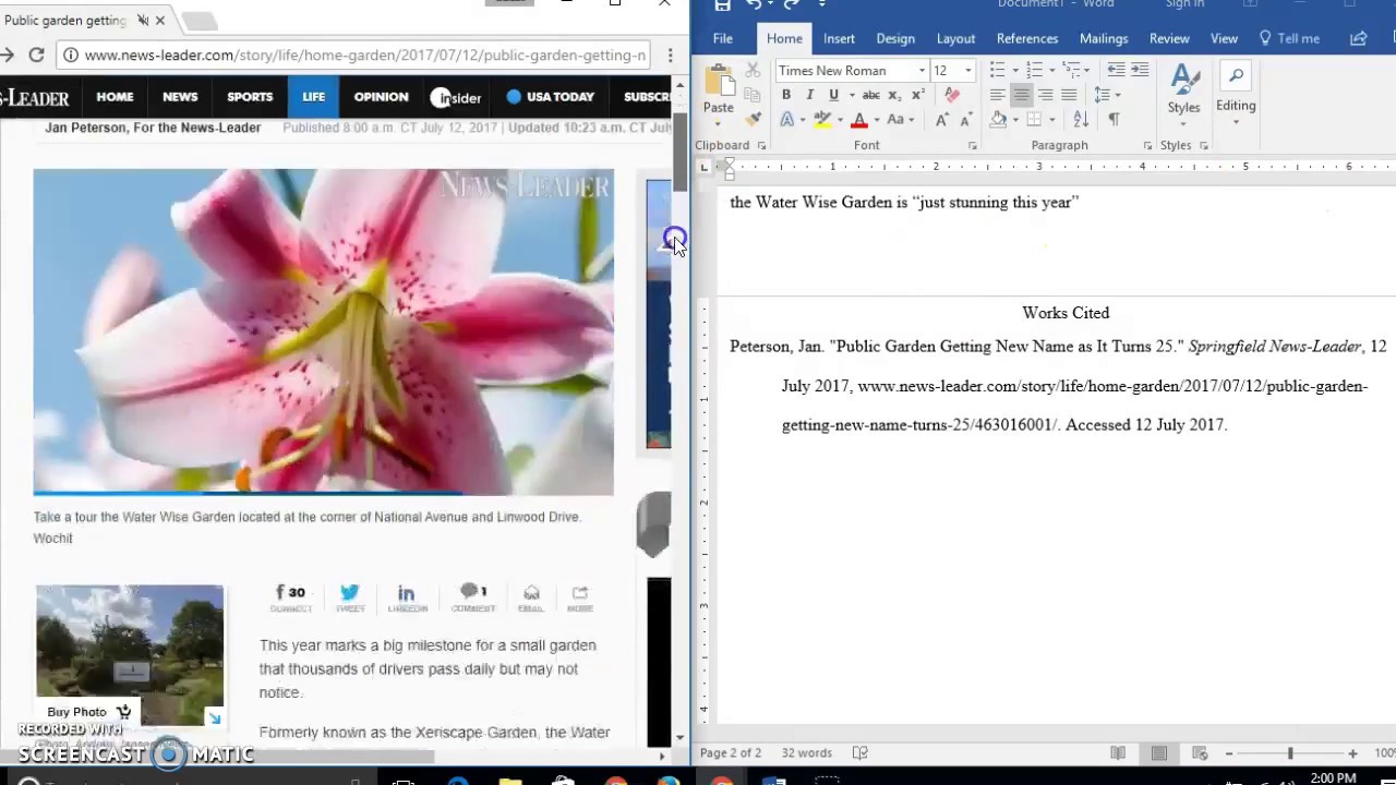 Cite an indirect source in MLA 8 - YouTube