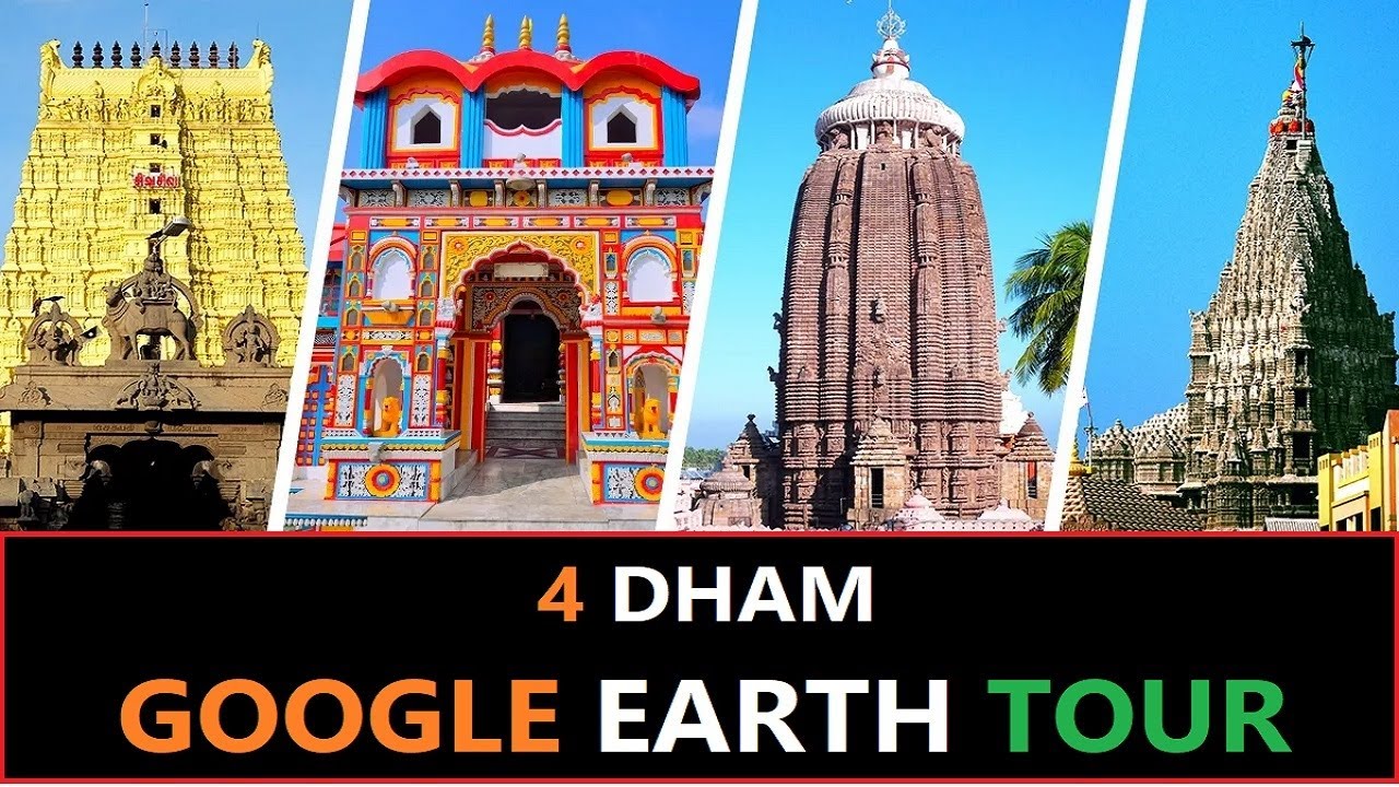 Char Dham Google Earth Tour | Char Dham | Badrinath | Dwarka | Puri ...