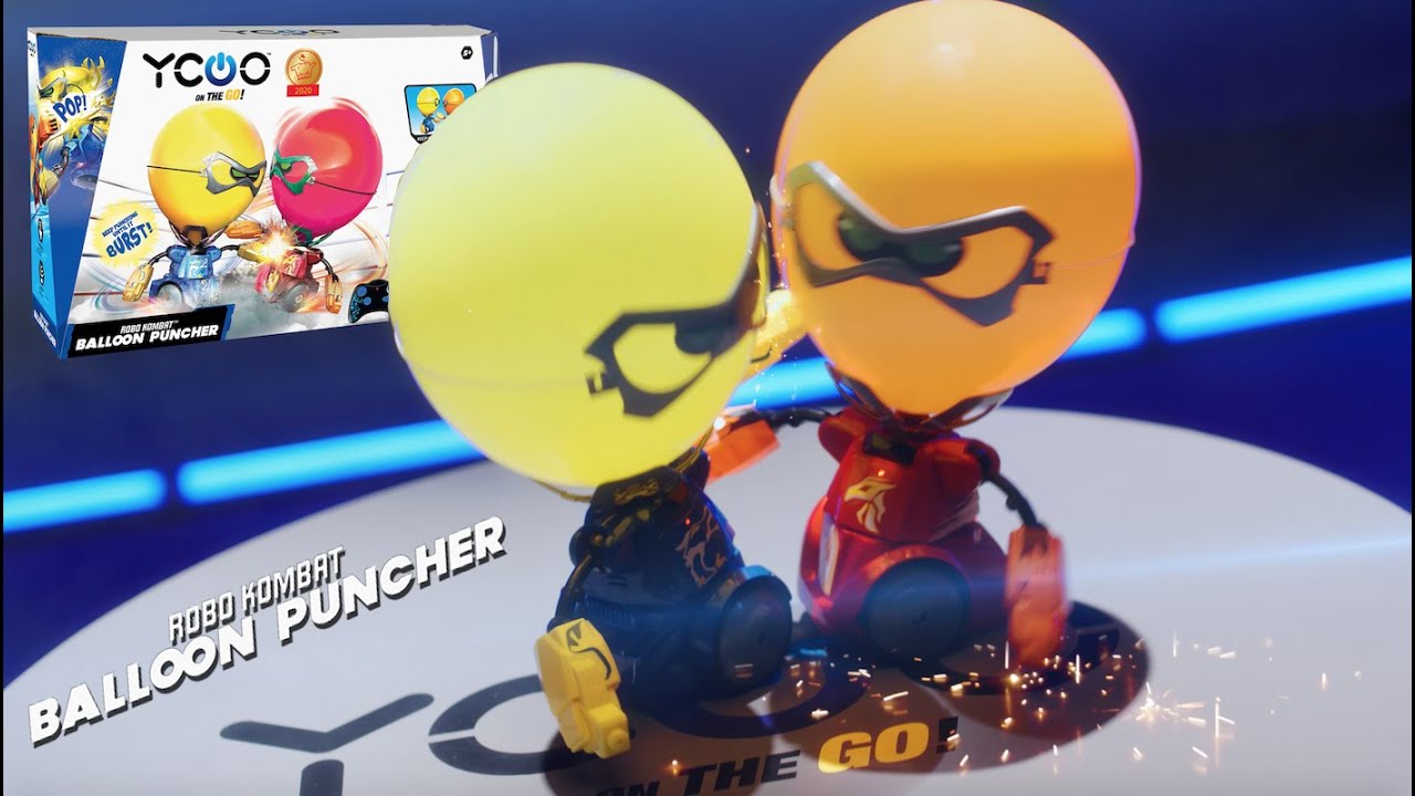 Silverlit Robo Kombat Balloon Puncher - YouTube
