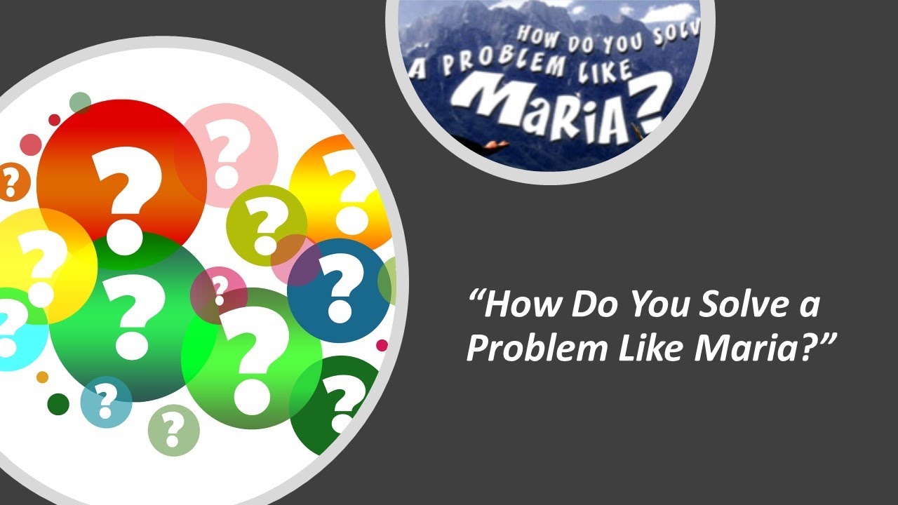 20210725 Service How do you solve a problem like Maria - YouTube