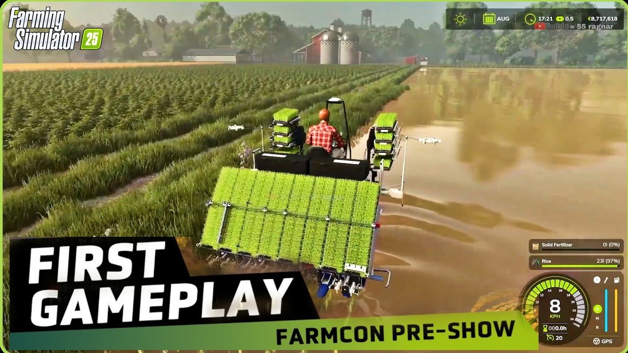 FARMING SIMULATOR 25 FIRST GAMEPLAY AND SOME IN-GAME DETAILS / İLK ...