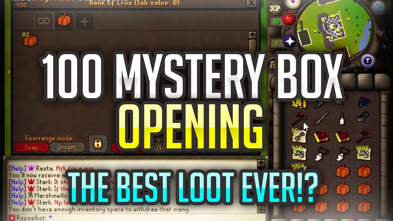 BRAND NEW RSPS - CRUX - 100 MYSTERY BOX OPENING - INSANE LOOT!! - YouTube