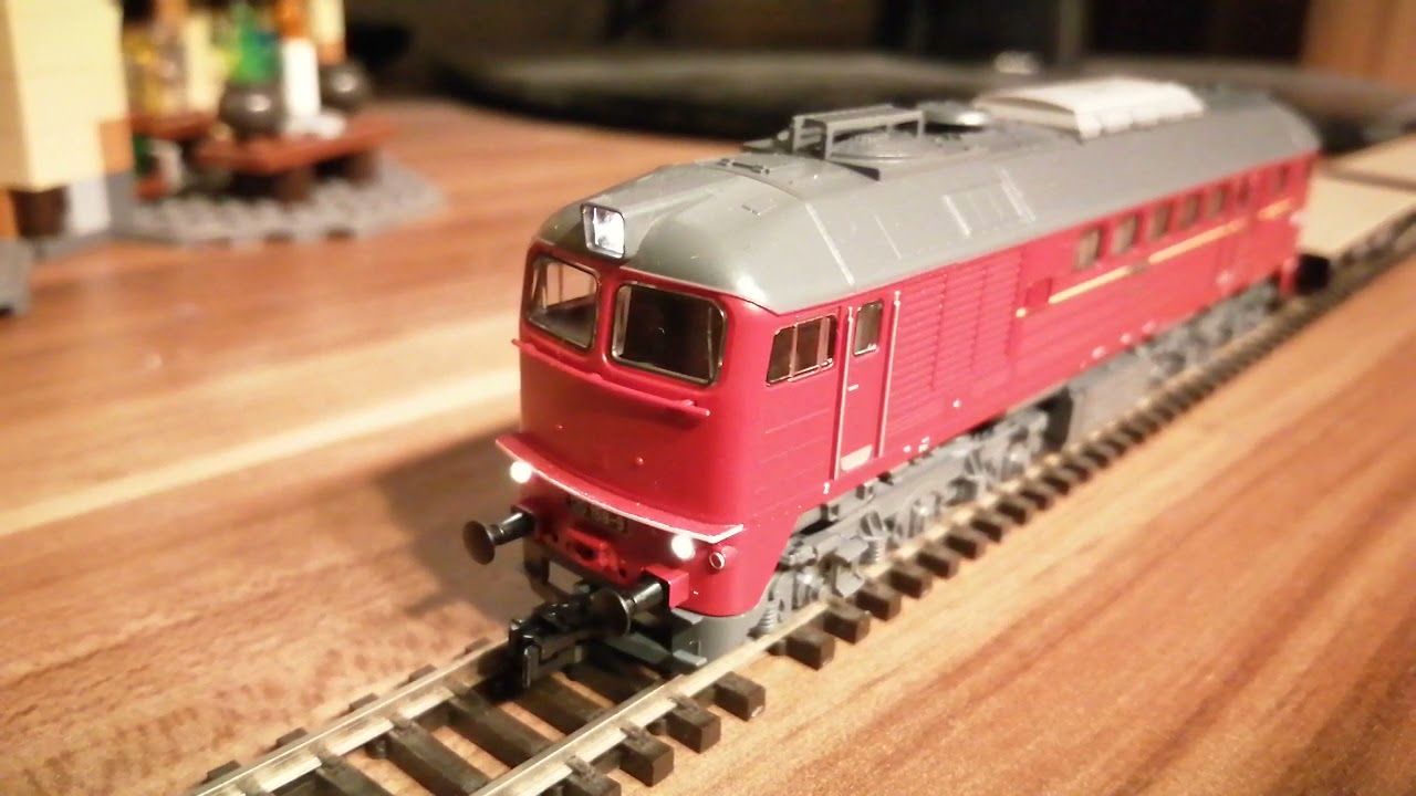 Testfahrt + Sound Roco TT BR 120 159-9 - YouTube