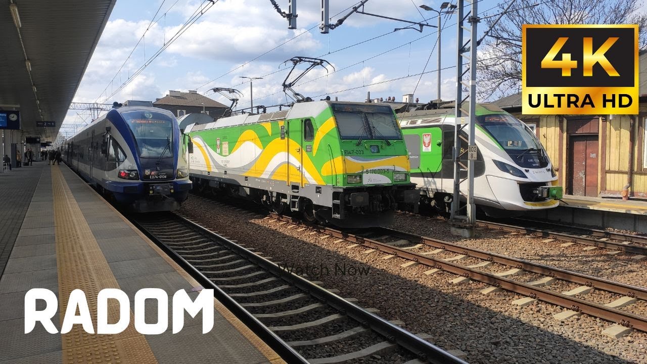 Trains in Radom, Poland 🇵🇱 | Pociągi w Radomiu | Züge in Radom, Polen ...