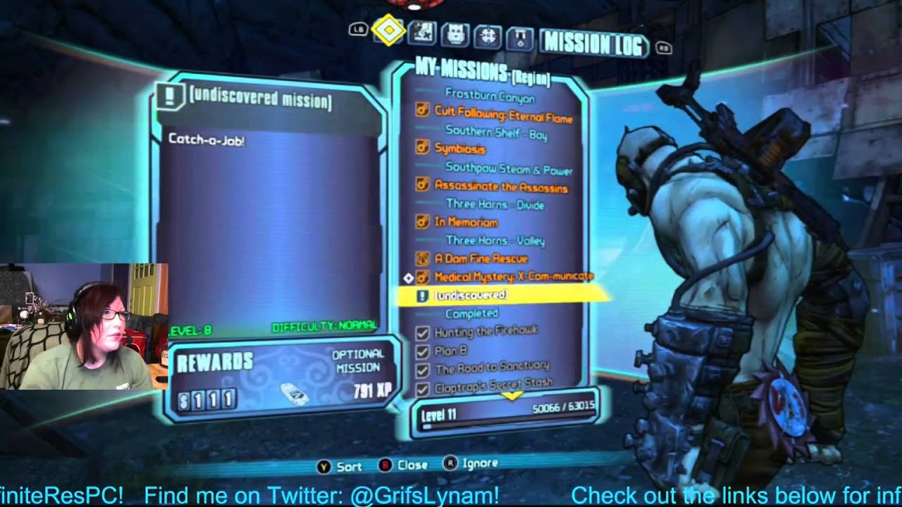 Stream: Borderlands 2 w/ Grif & Chicken pt 6- Dr Zed's Not A Real ...
